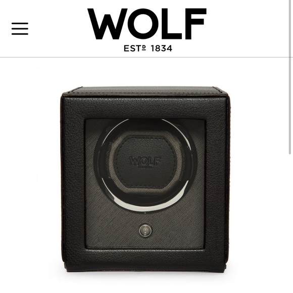 WOLF | Storage & Organization | Wolf Cub Single Watch Winder With Cover ...
